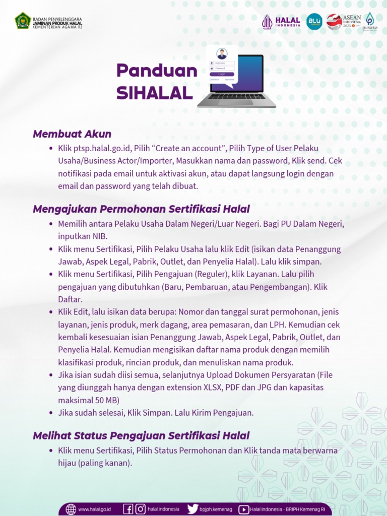 Panduan SiHalal | PDF
