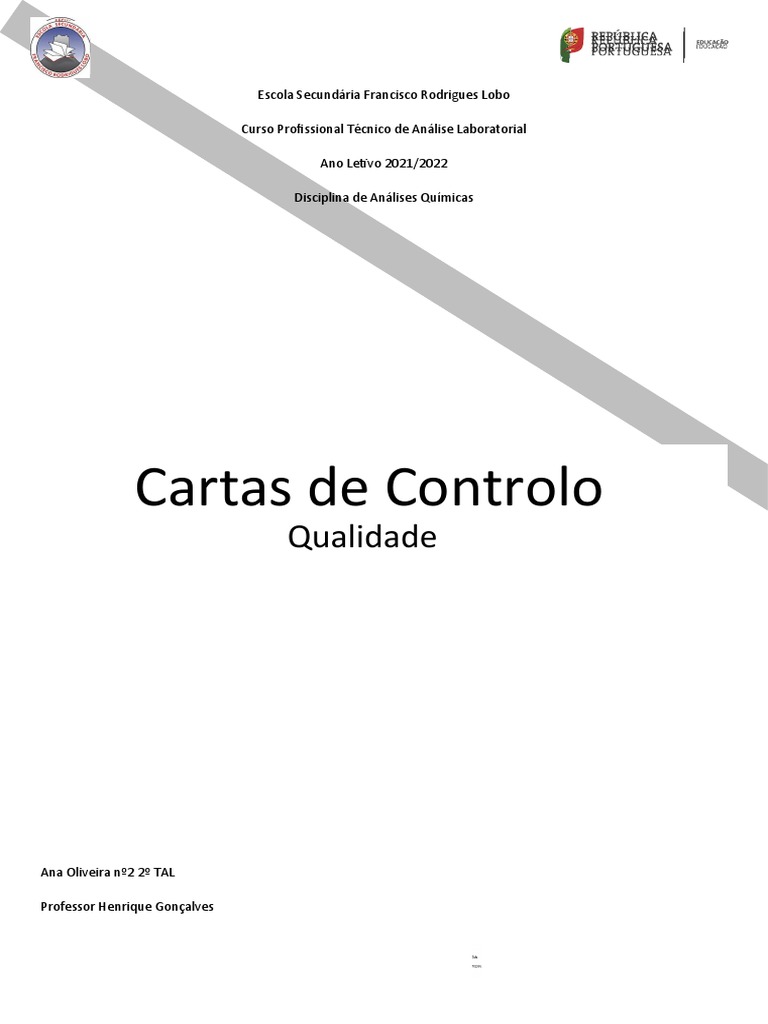 Cartas de Controlo | PDF