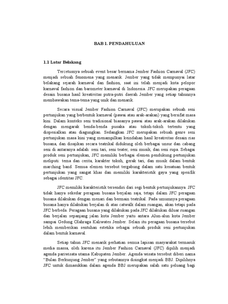 JFC B. Indonesia | PDF | Seni | Gaya Hidup