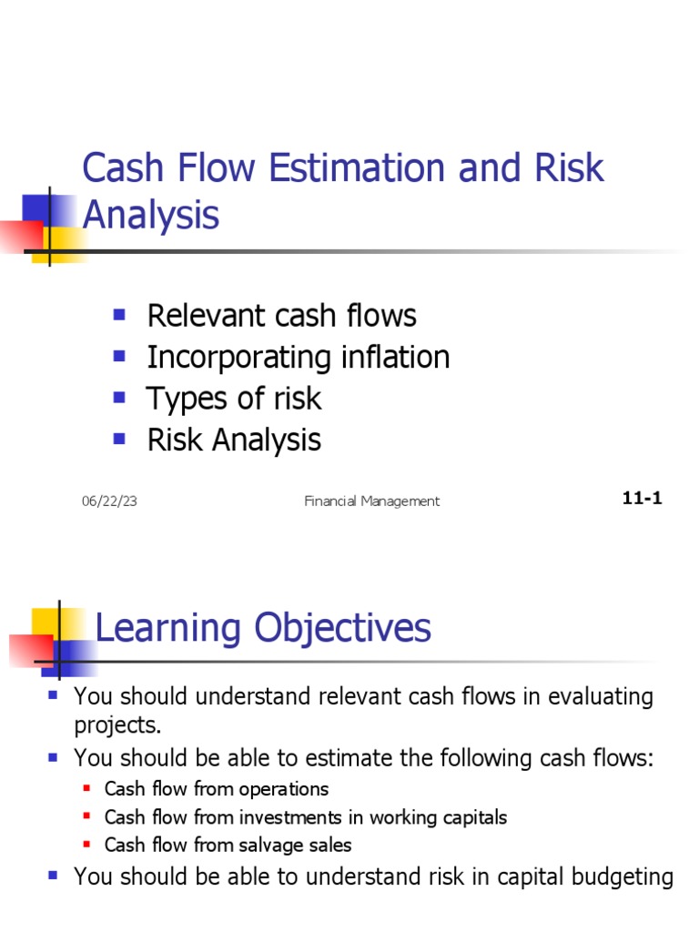Cash Flow Estimation and Risk Analysis | PDF | Capital Budgeting | Net ...