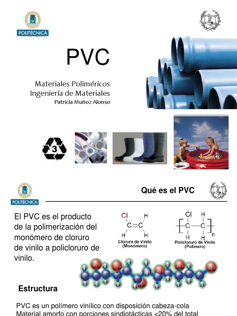 PVC | Cloruro de polivinilo | Polímeros