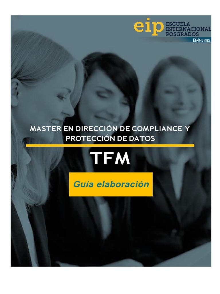 Guía Elaboración TFM | PDF | Evaluación | Privacidad de la información