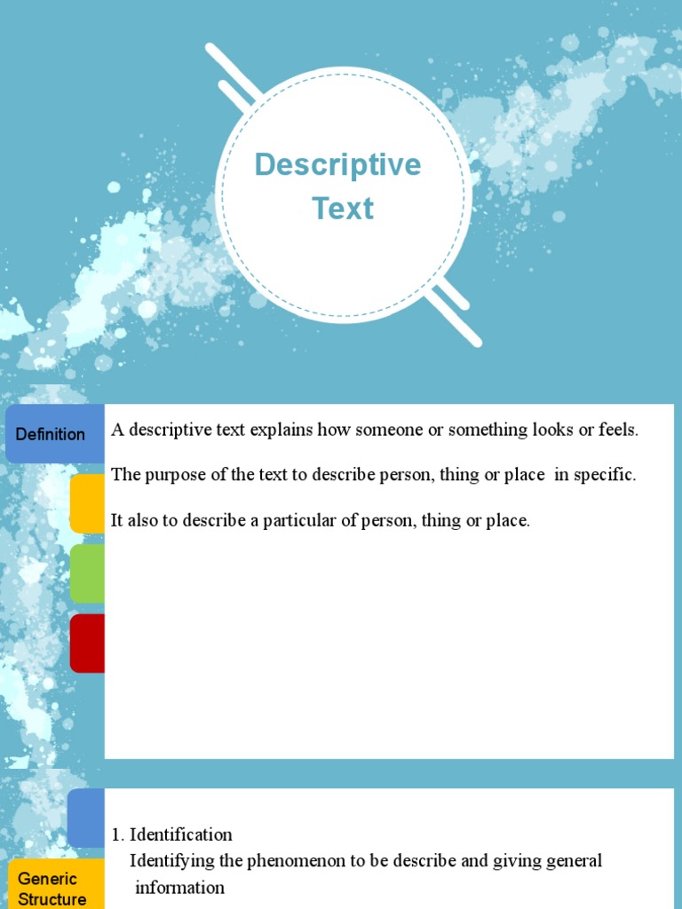 Descriptive Text | PDF | Linguistics