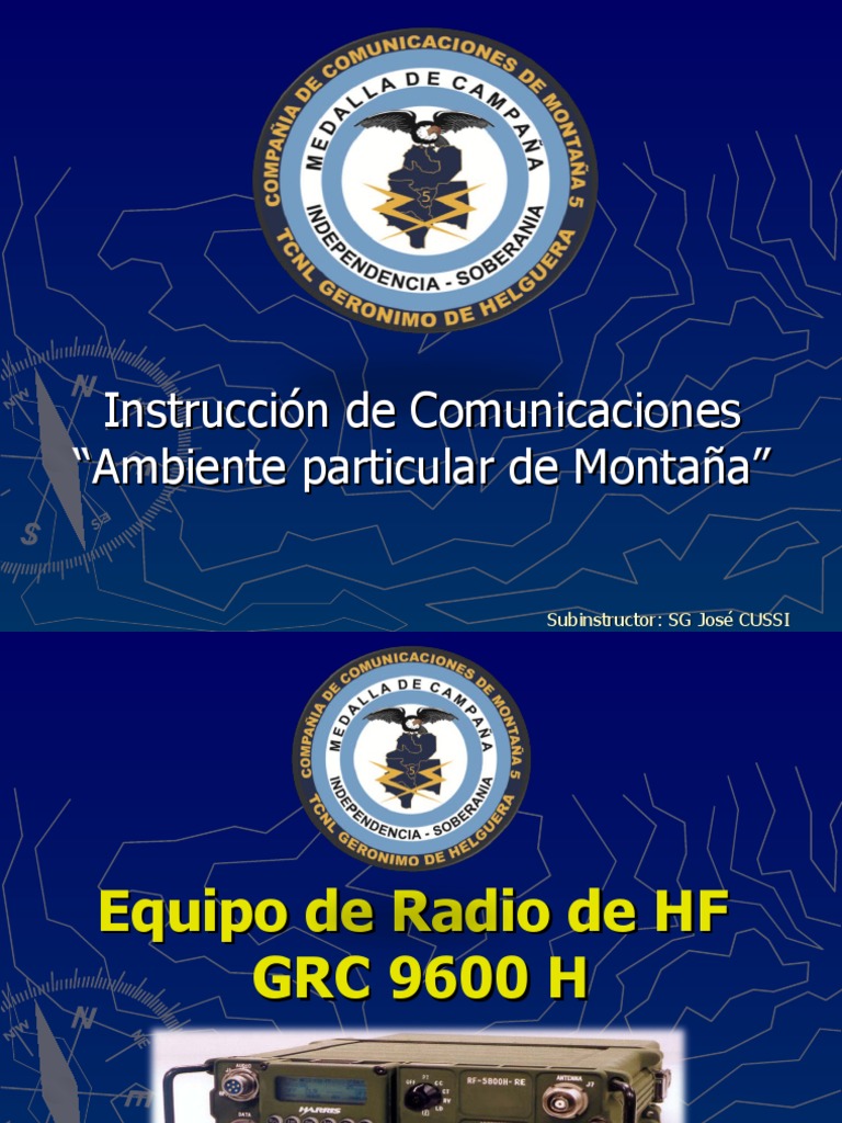 Funcionamiento del GRC 9600 Harris | PDF | Radio | Módem