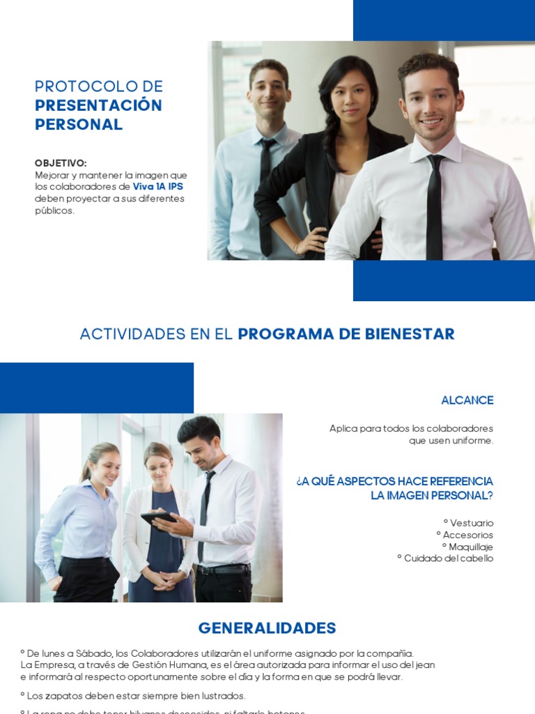 Protocolo de Presentación Personal | PDF | Bota | Camisa