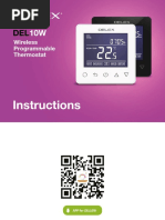 KETOTEK KTF0155 Smart Thermostat Instruction Manual | PDF
