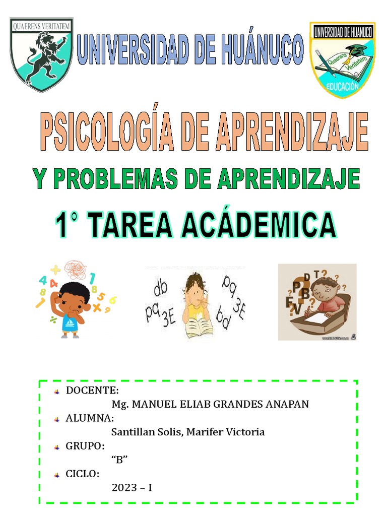 Trastornos Específicos Del Aprendizaje | Descargar gratis PDF | Aprendizaje | Desorden ...
