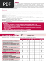 Tabela Exploratoria Tdah Adulto | PDF