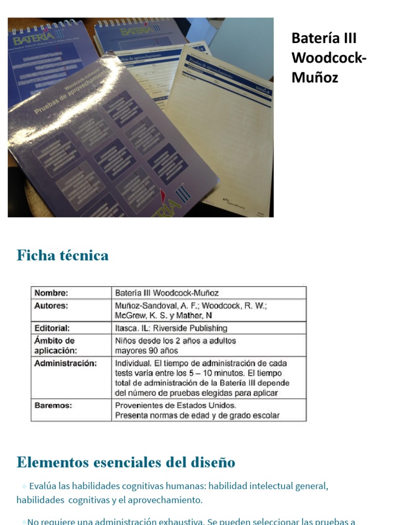 Clase 34. Batería III - 2022 | PDF | Validez (Estadísticas) | Sicología