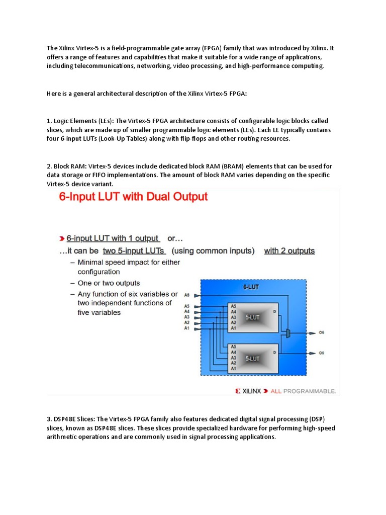 The Xilinx Virtex | PDF | Field Programmable Gate Array | Logic Gate
