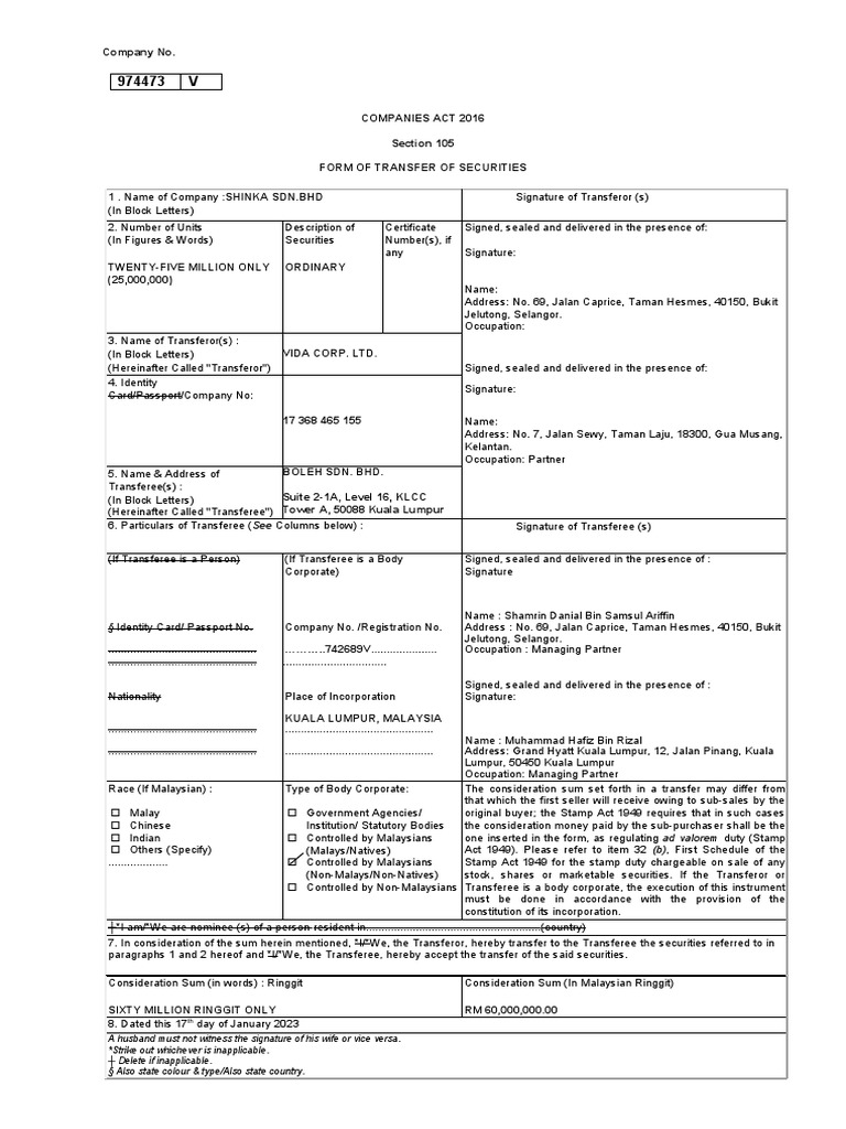 Final Form 32A | PDF | Malaysia | Government