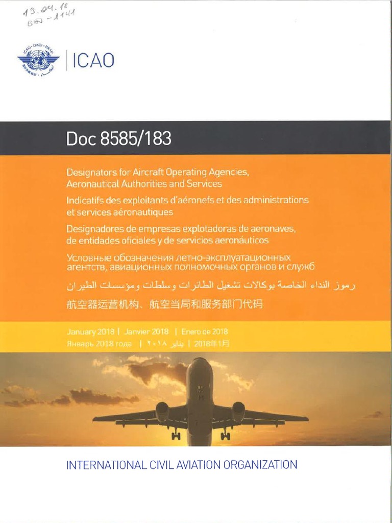 Icao Doc 8585 183 Compress | PDF