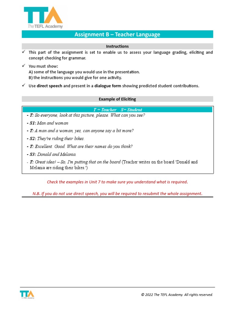 AssignmentB Step2 TeacherLanguage Template | PDF