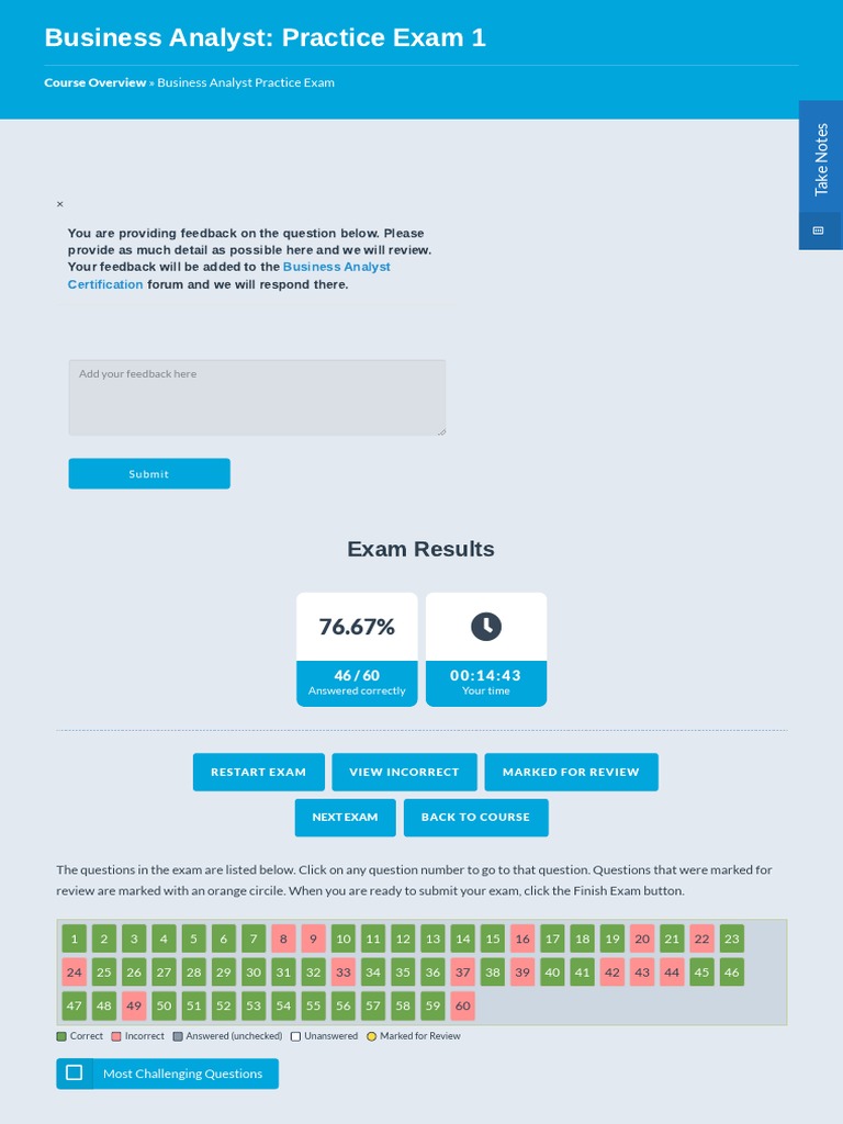 Business Analyst Practice Exam 1 Pdf Software Testing