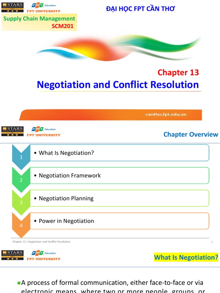 Chapter 13 Negotiation and Conflict Management - M-Modified | PDF ...