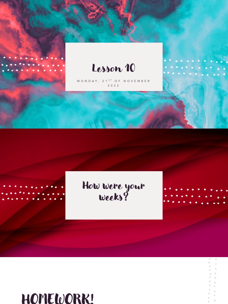 Lesson 10 | PDF