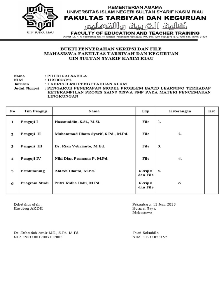 Putri Salsabila | PDF