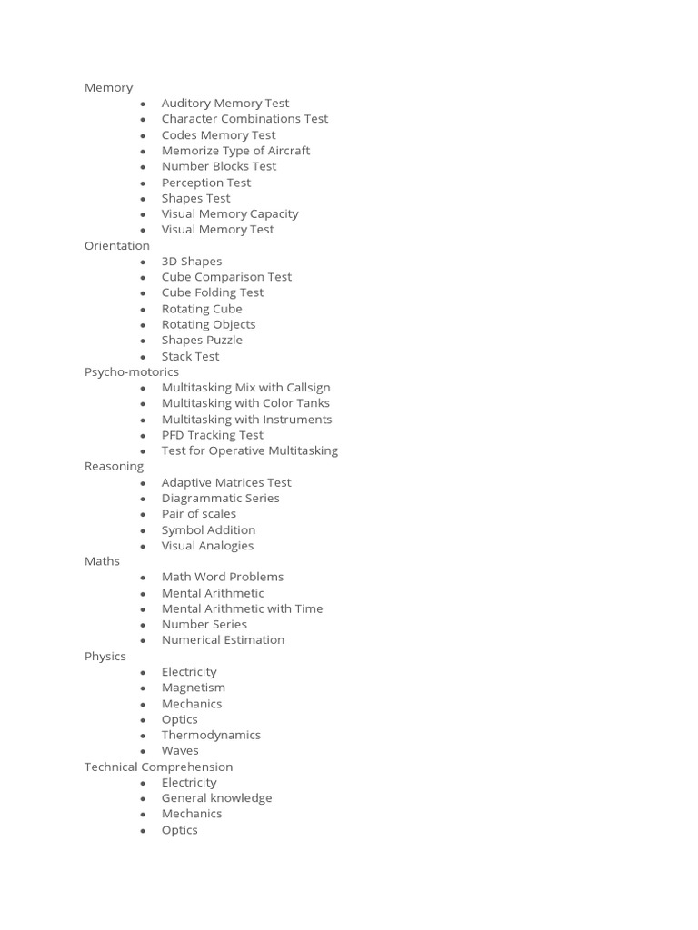 Pilot Syllabus | PDF