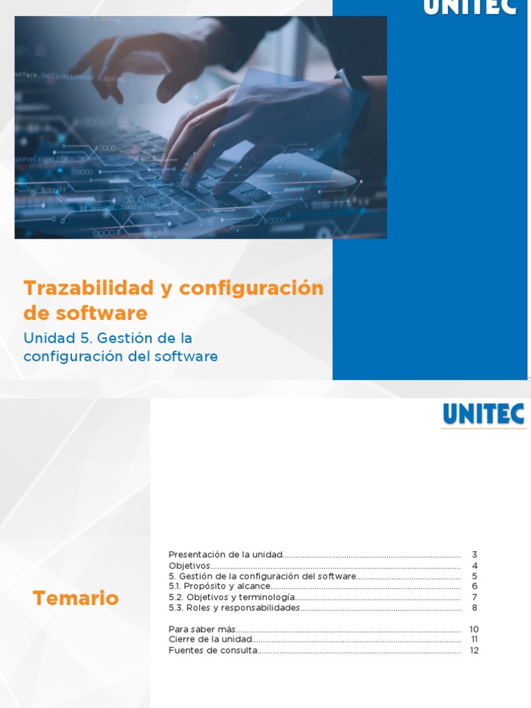 Unidad 5 Gestión de La Configuración Del Software | PDF | Software | Servidor (Computación)