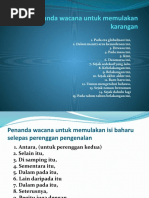 Penanda Wacana Bahasa Melayu & Contoh Bombastik | PDF