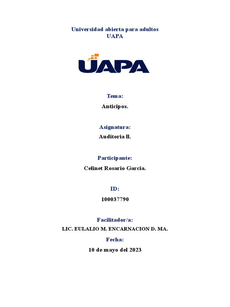 Auditoria Ii, Tarea 3 | PDF | Economias | Dinero Auditoria Ii, Tarea 3 | PDF | Economias | Dinero
