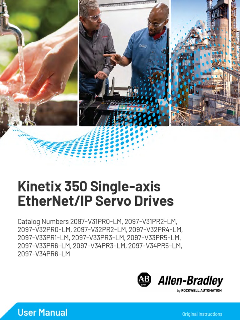 Kinetix 350 Single-Axis Ethernet/Ip Servo Drives: User Manual | PDF ...