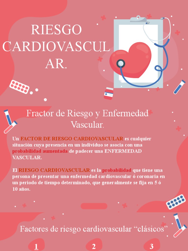 Riesgo Cardiovascular | PDF | Ciencias de la Salud | Salud pública