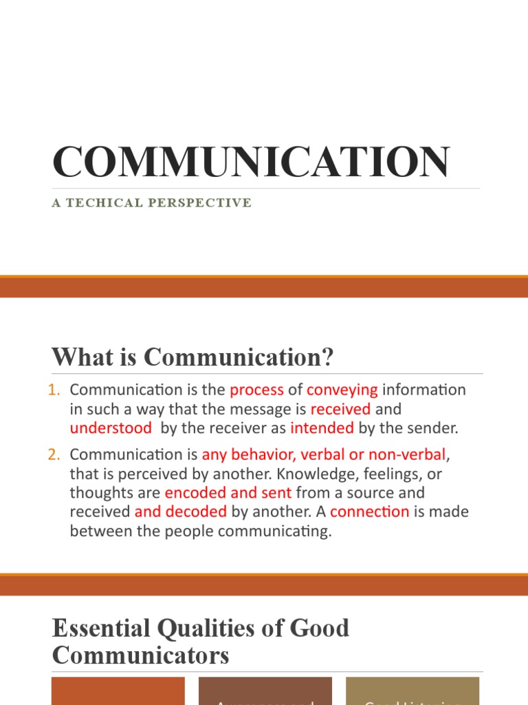 Communication Introduction | PDF | Communication | Nonverbal Communication