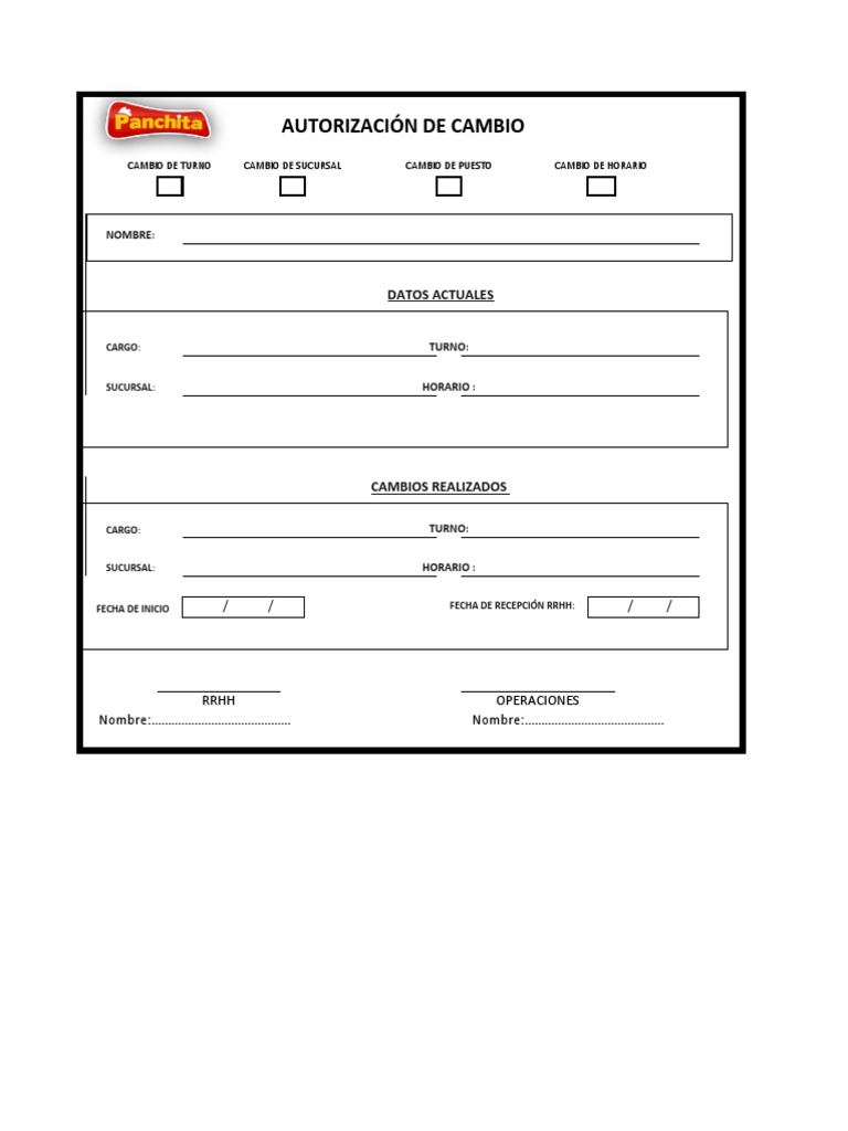 FORMULARIOS R.R.H.H. | PDF