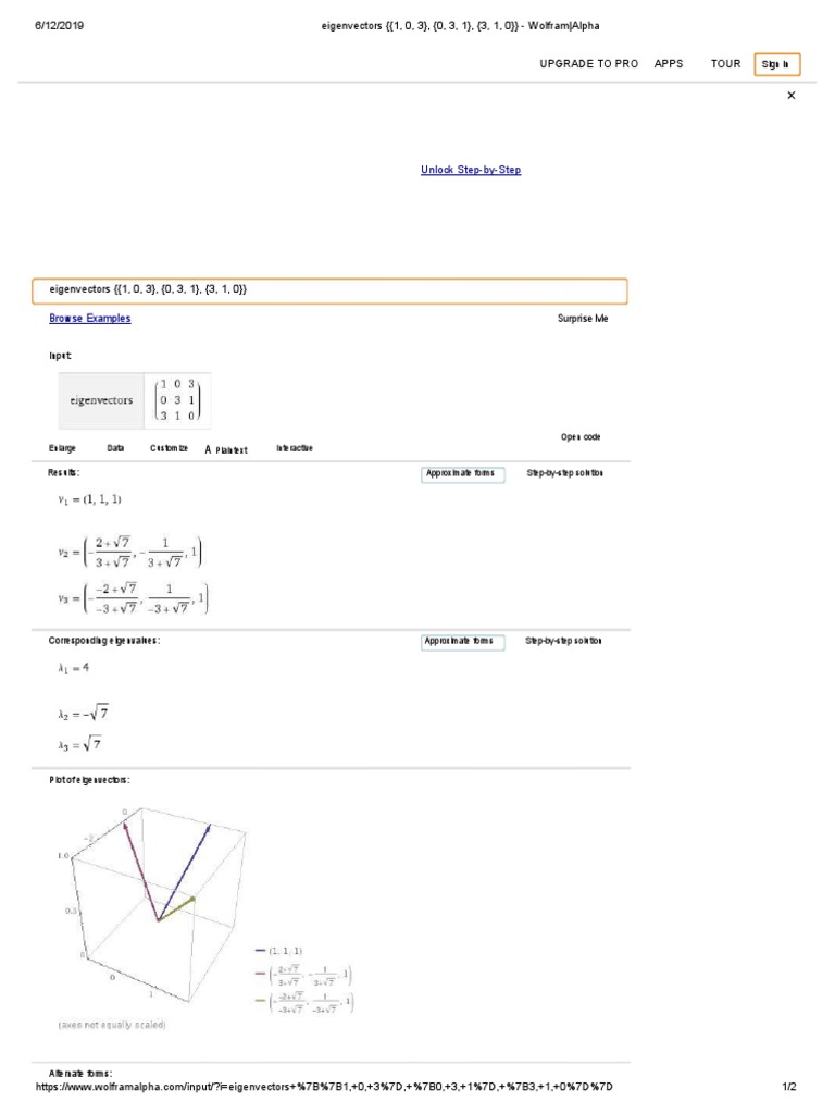 Eigenvalues & Eigenvectors Projection | PDF | Eigenvalues And ...