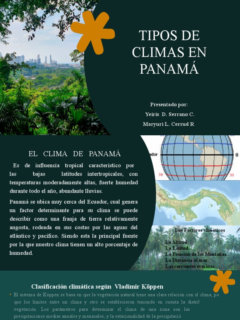 Tipos de Climas en Panamá | PDF | Clima | Clima templado