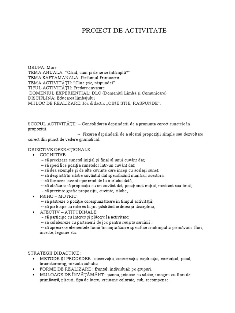 Joc Didactic - DLC | PDF