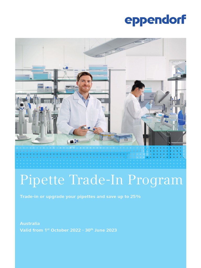 Eppendorf Flyer AUS 2023 Pipette Trade-In Program Price List | PDF | Laboratories | Laboratory ...