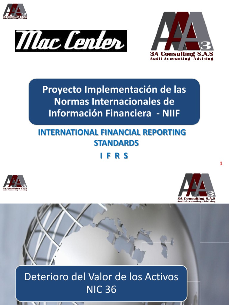 Deterioro Nic 36 | PDF | normas internacionales de INFORMACION ...