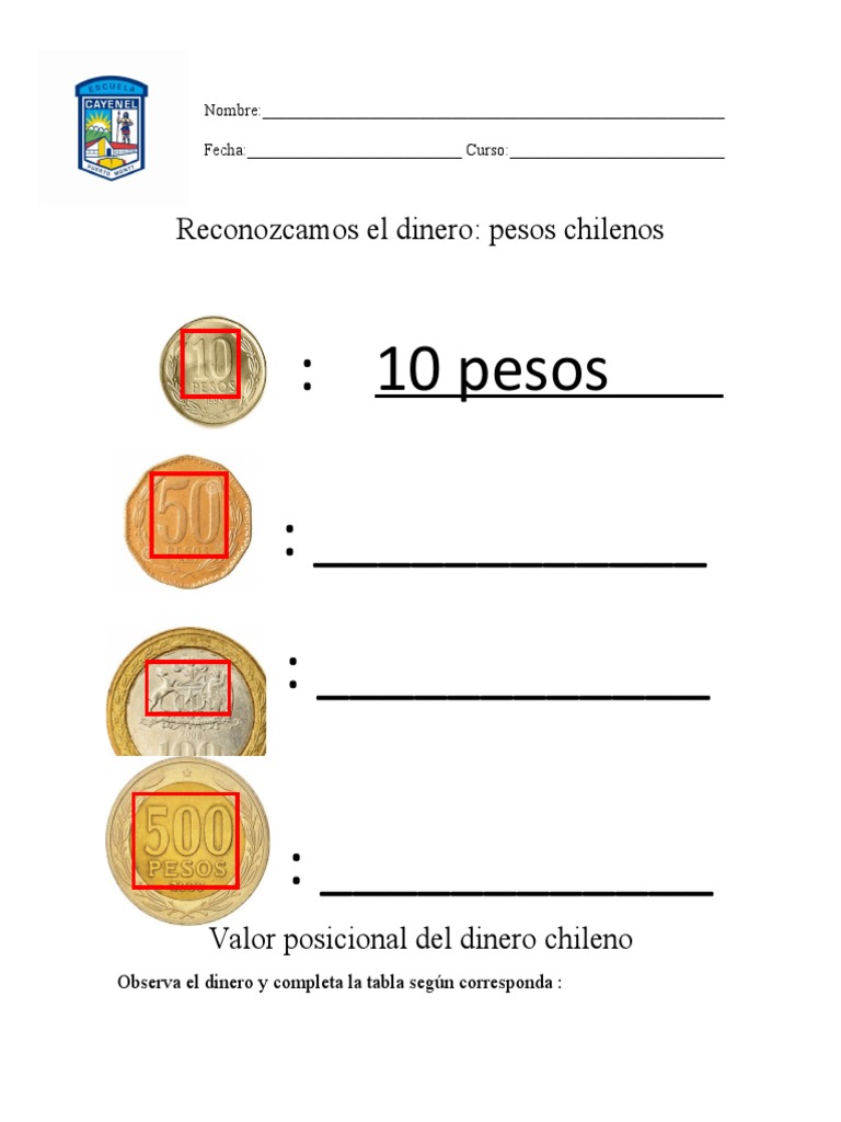 Guía Dinero y Valor Posicional | PDF