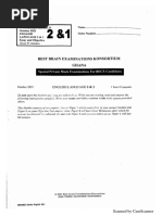 Bece Past Questions For Career and Tech | PDF