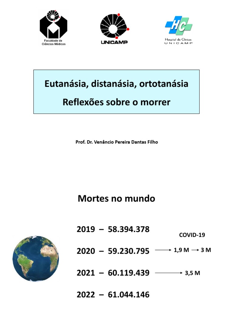 Eutanasia distanasia ortotanasia ProFIS 2022 red | PDF | Morte | Cérebro
