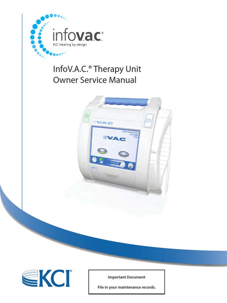 KCI InfoVAC Owner Service Manual | PDF | Technology & Engineering