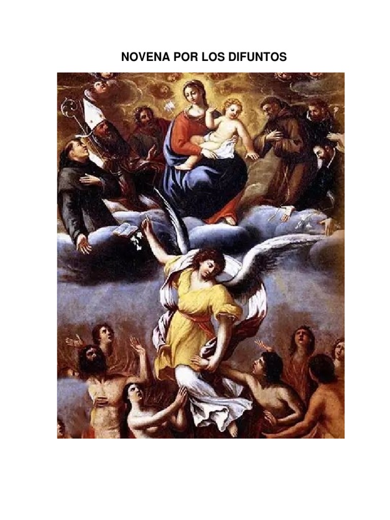 Novena Por Los Difuntos | PDF | María, madre de Jesús | Purgatorio
