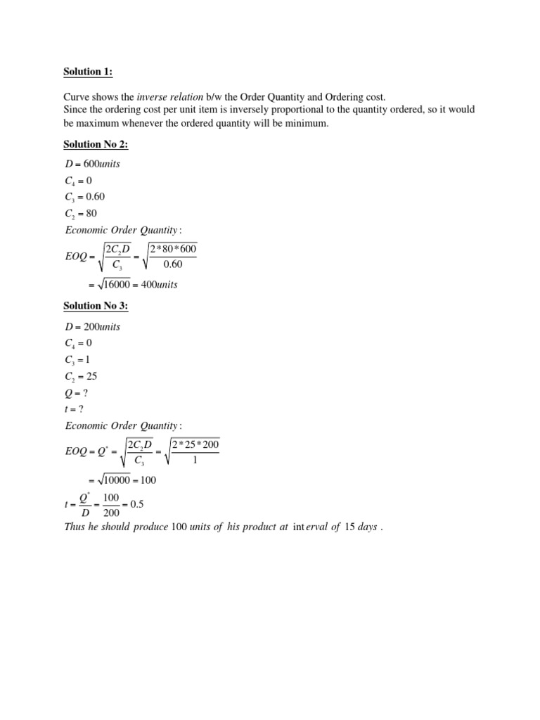 Solution File Lecture No 11-12 (Updated) | PDF