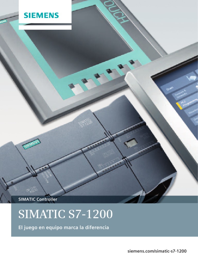 Simatic S7-1200 - Siemens - Información Técnica - ES | Descargar gratis PDF | Unidad Central de ...