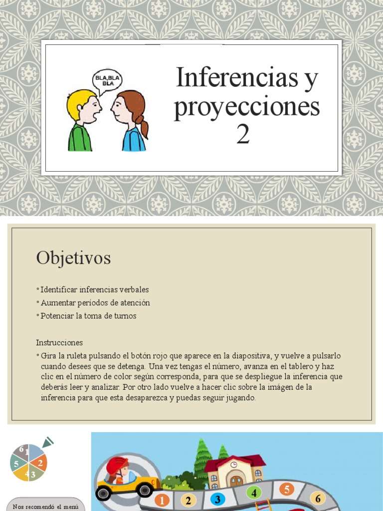 Inferencias Verbales en Actividades | PDF