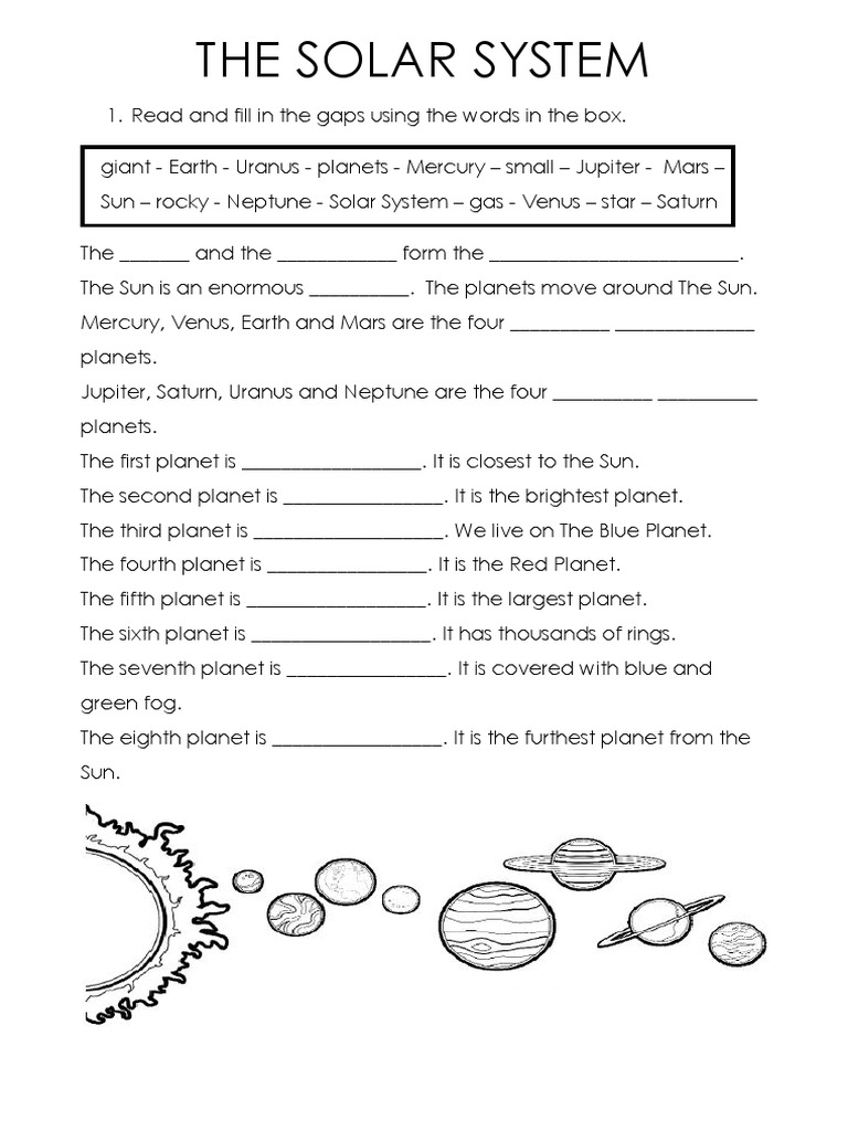 Planet Venus Worksheets