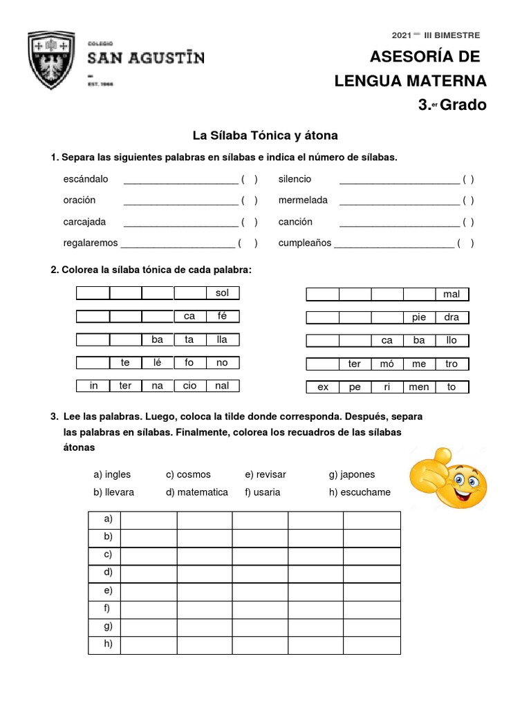 La Silaba Tónica | PDF