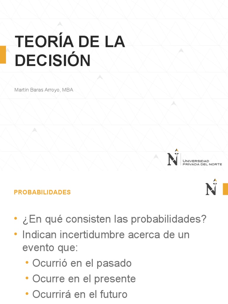 Teoria de La Decisiòn WA | PDF | Utilidad | Teoría de decisiones