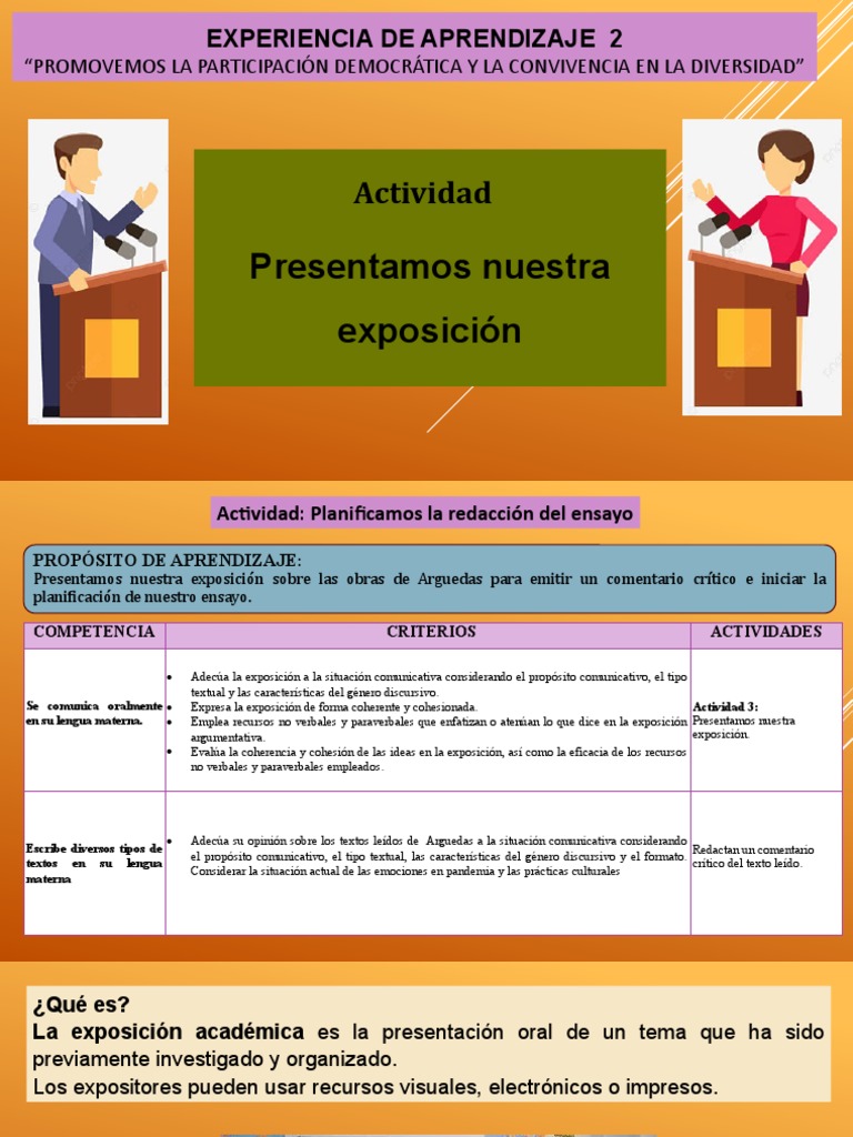 MAYTE CORDOVA - Actividad - Presentamos Nuestra Exposición Sobre ...