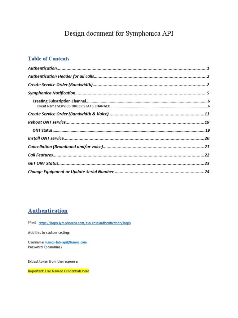 Design Document For Symphonica API | Download Free PDF | Information Technology | Software