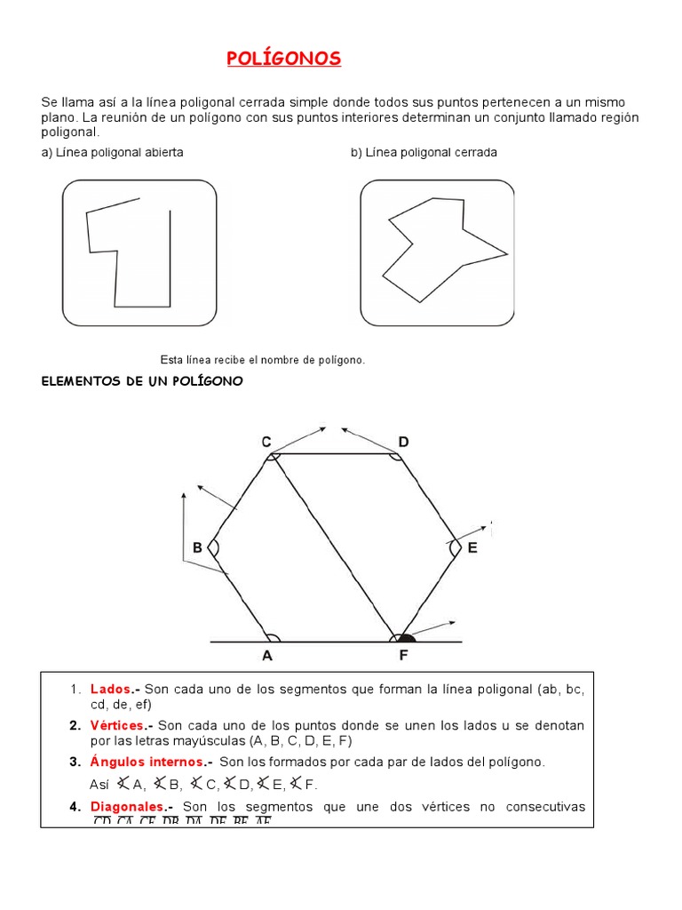 POLÍGONO | PDF | Polígono | Geometría