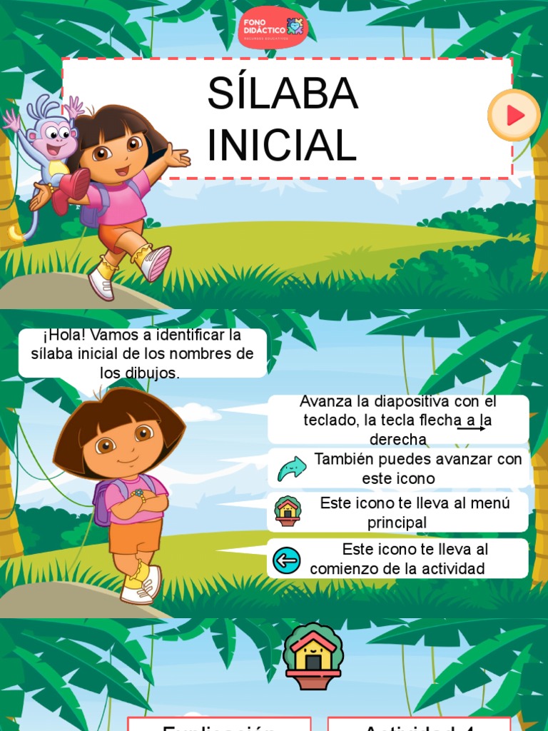 Actividades de Sílaba Inicial para Niños | PDF | Lingüística