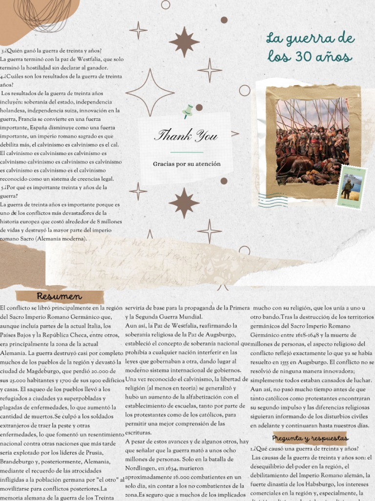 Triptico de la guerra de los 30 años | PDF